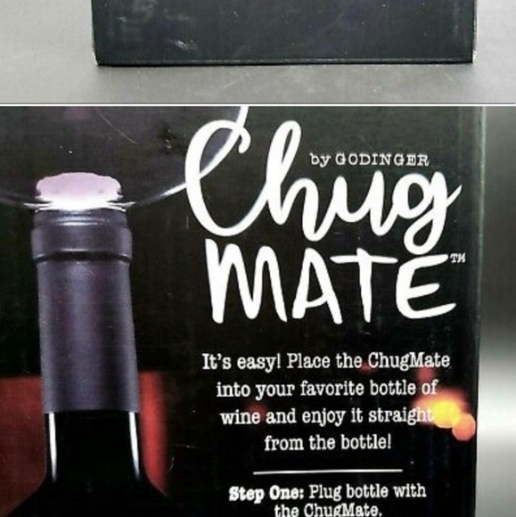 Godinger | Dining | Godinger Chug Mate Wine Bottle Plug And Drinking ...